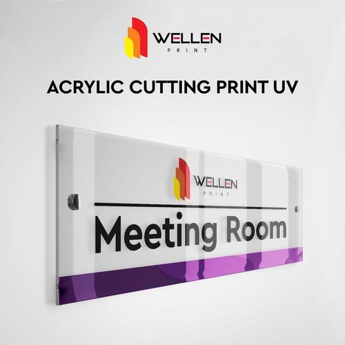 Jual Acrylic Sign Board UV Print / Akrilik Papan Nama Tanda Ruangan ...