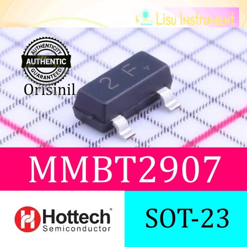 Jual MMBT2907A 2907 2F 60V 600mA PNP Bipolar Transistor SOT-23 Hottech ...