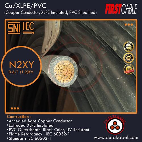 Jual Kabel N2XY 1x300 mm2 (Cu/XLPE/PVC) FIRST CABLE /1x300 mm/1 x 300 ...