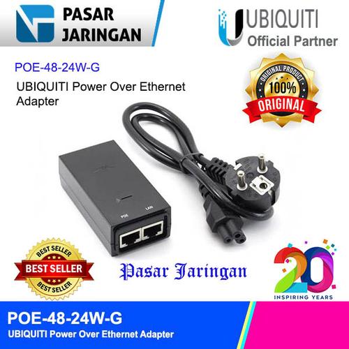 Jual UBIQUITI Power Over Ethernet Adapter POE-48-24W-G - Jakarta Pusat ...