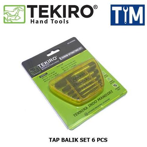 Jual TEKIRO Tap Balik Set 6 PCS / Screwdriver Extractor Set 6 PCS ...