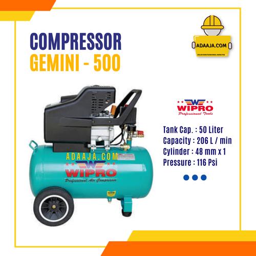 Jual Mesin Compressor Wipro Compresor Kompresor Angin 2 HP 50Ltr Gemini ...