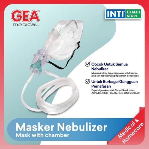 Jual GEA Medical | Nebulizer Mask | Masker Nebulizer | Mask With ...