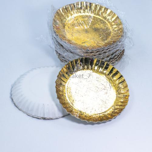 Jual Piring Kertas Kue Tart / Piring Kue Ulang Tahun isi 50 pcs - gold - Kota Tangerang Selatan ...