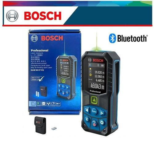 Jual Meteran Laser Digital Hijau Bosch 50m Bluetooth GLM 50-27 CG ...