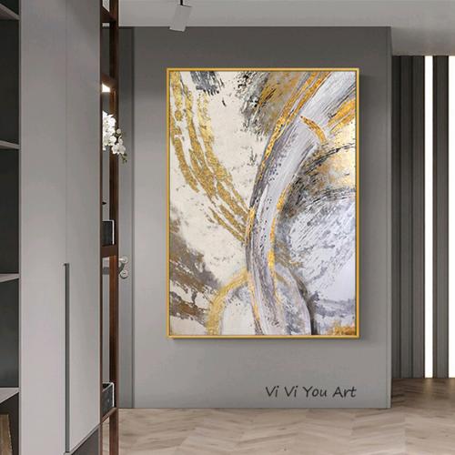 Jual lukisan abstrak mewah 100x150 + frame - Kab. Bandung - Nurilaa art ...