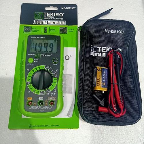 Jual TEKIRO DIGITAL MULTIMETER Tekiro Multimeter Digital MS-DM1907 ALAT ...