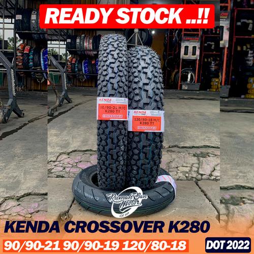 Jual KENDA CROSSOVER K280 90/90-21 90/90-19 120/80-18 TUBE TYPE - 90/90 ...