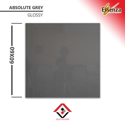 Jual Granit 60x60 - abu polos glossy - Essenza Absolute Grey - Kwp ...