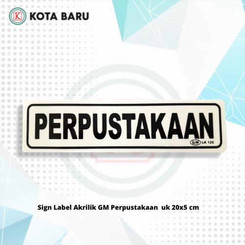 Jual SIGN LABEL AKRILIK GM RUANG SEKOLAH UK 20X5 CM - Kota Cilegon ...