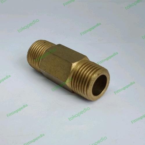 Jual Double nepel 1/2" drat luar model panjang kuningan brass - Jakarta Barat - Fittingspedia ...