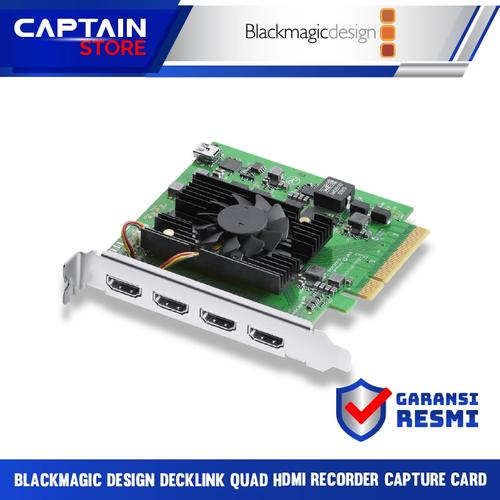 Jual Blackmagic Design DeckLink Quad HDMI Recorder Capture Card ...
