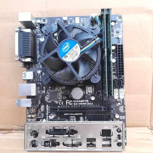 Jual Motherboard H81 Gigabyte + Core i3 Gen 4 memori 8GB Generasi 4 ...