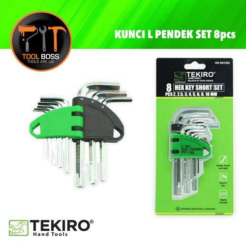Jual KUNCI L SET 8 PCS TEKIRO - pendek - Jakarta Selatan - ToolBoss ...