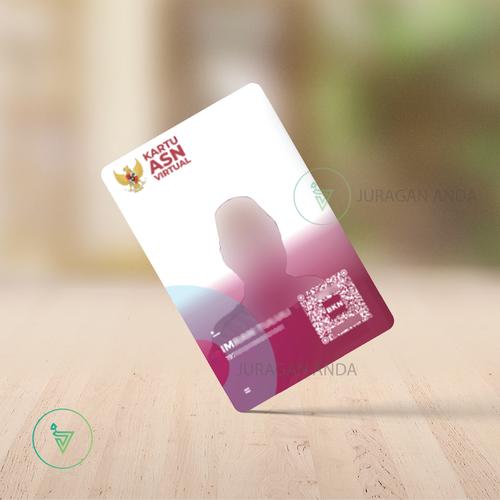Jual Etoll Custom kartu ID Card ASN Virtual QR Code dijamin MUDAH ...