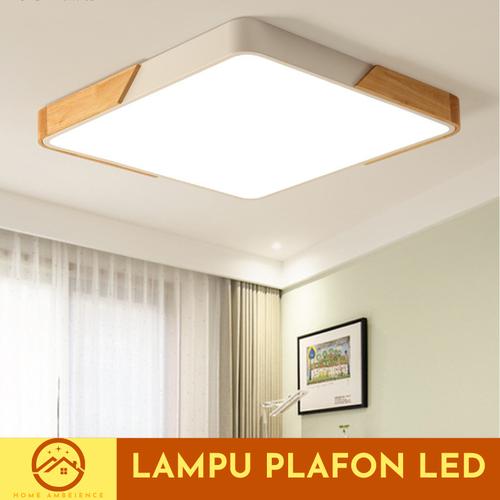Promo Lampu Plafon Atap LED Modern Minimalis Dimmable Remot Kontrol ...