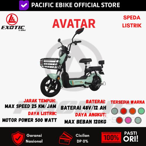 Promo Sepeda motor Listrik Exotic Avatar by Pacific Exotic Cicil 0% 3x ...