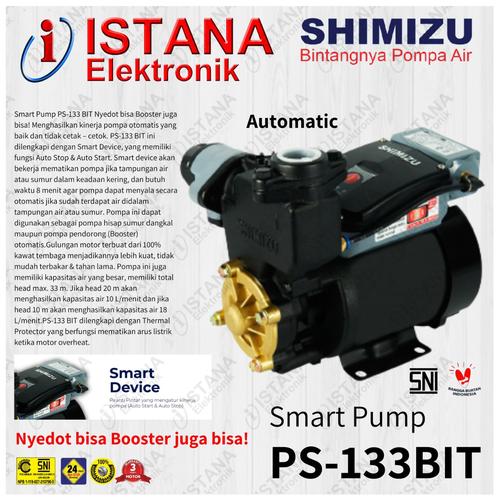 Promo SHIMIZU POMPA AIR OTOMATIS SMART PUMP SERIES SEDOT+ BOOSTER PS ...