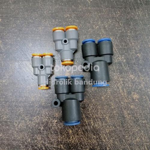 Jual Fitting Pneumatic Y ( Selang to Selang ) - Kota Bandung - Hidrolik ...