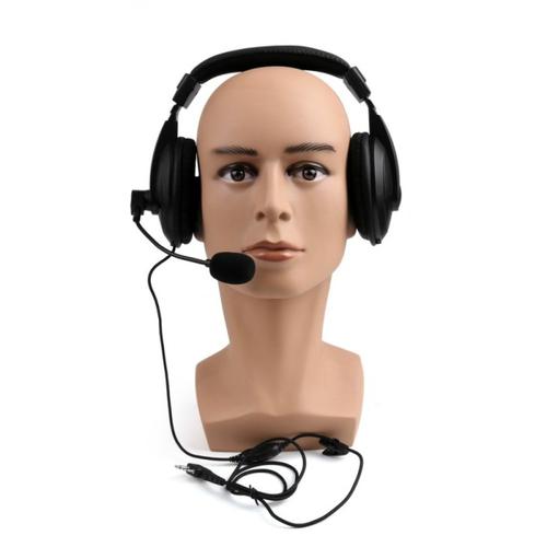 Jual Earphone Headset Walkie Talkie PTT Headphone HT Penutup Telinga ...