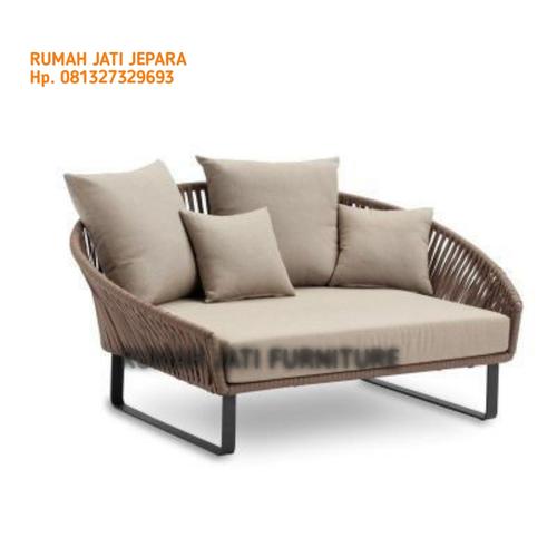 Jual daybed sofa anyaman tali rope - Kab. Jepara - RUMAH JATI_FURNITURE | Tokopedia