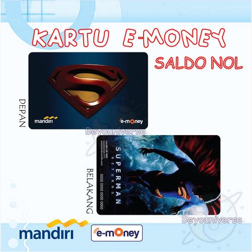 Jual Kartu EMONEY MANDIRI FLAZZ BCA GEN 2 Etoll Superman Superhero 2 ...