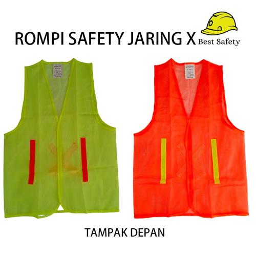 Jual Rompi Jaring / Rompi Proyek / Rompi Safety Jaring - Hijau ...