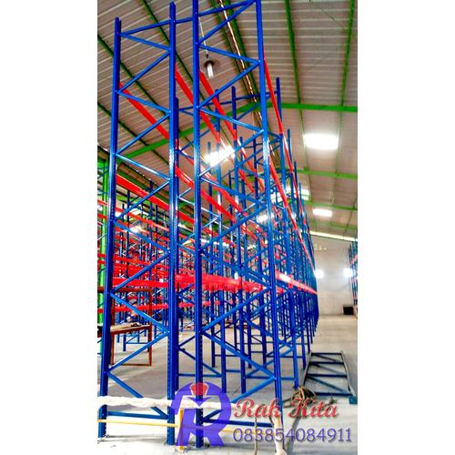 Jual RAK PALLET UKURAN H.500CM x L.270CM KAP. 2 TON / RAK GUDANG ...