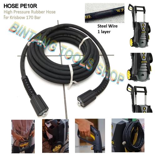 Jual Selang Rubber Hose PE10R for Krisbow High Pressure 170bar FRHPE170 - Kota Bekasi - BINTANG ...