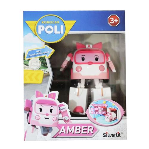 Promo Robocar Poli Mini Transforming Robot Amber 83047 Mainan Anak ...