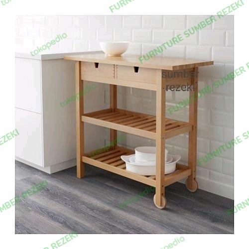 Jual meja dapur troli kayu jati belanda - Kab. Bogor - FURNITURE SUMBER ...