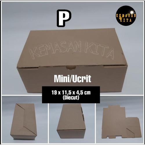 Jual KARDUS BOX SEPATU MINI TIPE P 19 X 11,5 X 4,5 CM - Cokelat - Kota ...