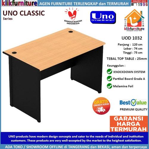 Promo UOD 1032 UNO Meja Kantor Meja Tulis Kerja Office Desk Cicil 0% 3x ...