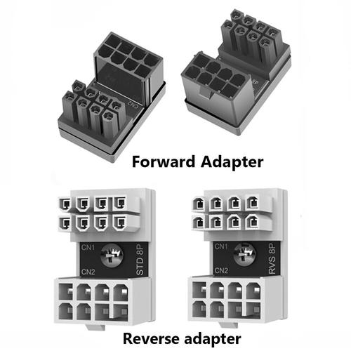Jual ATX 8pin 180 Degree VGA Power Adapter for GPU Desktop Video Card ...