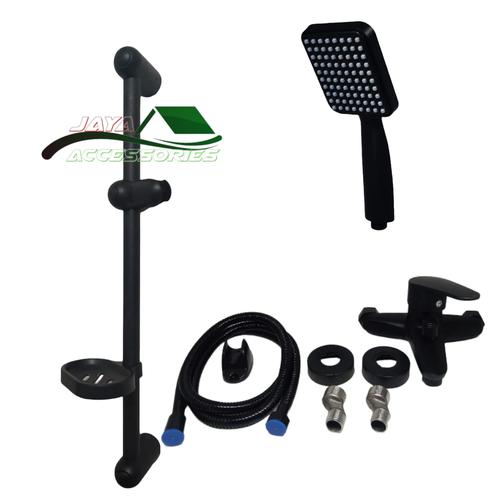 Jual kran shower panas dingin kran bathub hitam shower tiang dan kran ...