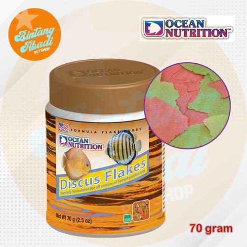 Jual Ocean Nutrition Discus Flakes 70gr ON Makanan Ikan Flake Premium ...