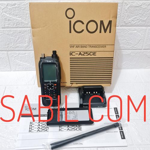 Jual HT AIRBAND ICOM IC A25CE VHF ICOM IC-25CE VHF AIR BAND HT ICOM A25 ...