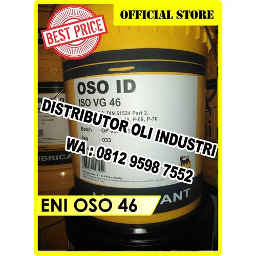 Jual ENI OSO 46 - ( Original Industrial Hydraulic Oil - 5 Liter ...