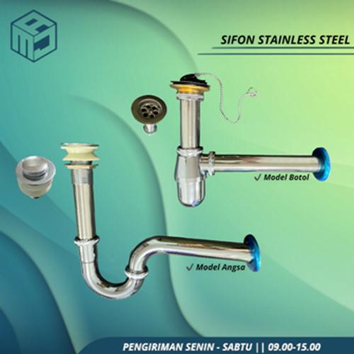 Jual Sifon Angsa Stainless/Siphon Wastafel/Sifon Botol Stainless ...