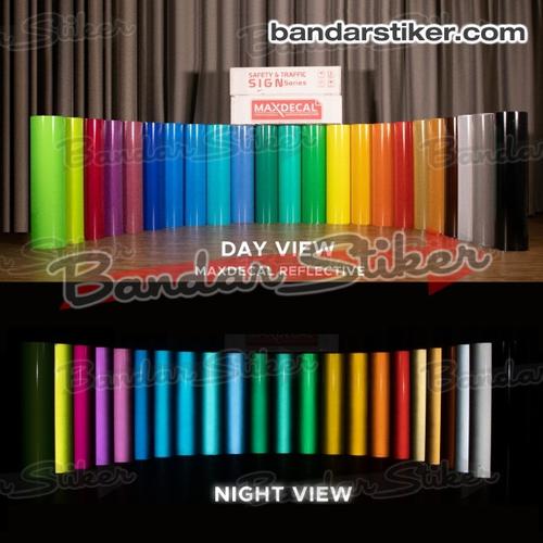 Jual [120cm] MAXDECAL Reflective WHITE Scotchlite Putih Stiker ...