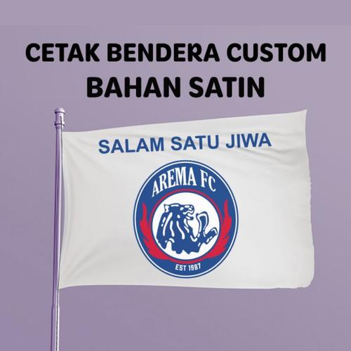 Jual cetak bendera custom satin 135x90cm - Jakarta Timur ...