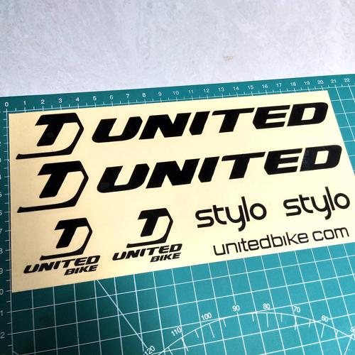 Jual Cutting Stiker United Stylo Variasi Sepeda Sticker Frame Aksesoris ...