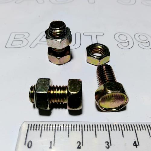 Jual Baut Mur M8 x 15 Kuning / Baut Mur M8 x 15 Hex Kunci 12 Panjang 1,5 cm - Kab. Klaten - baut ...