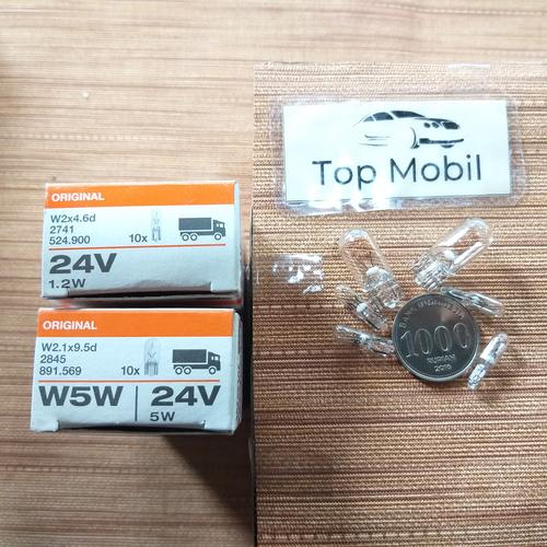 Jual Bohlam Colok Tusuk 24V Type T5 T10 (1pc) merk Osram - Jakarta ...
