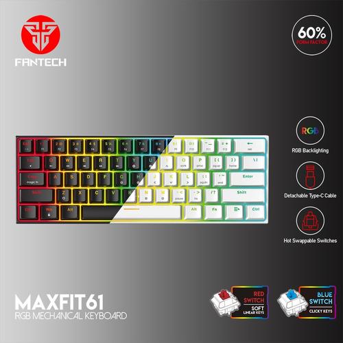 Jual FANTECH MAXFIT 61 MK857 60% RGB Mechanical Gaming Keyboard - Hitam ...