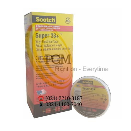 Jual Scotch 3M Super 33+ Electrical Tape / Isolasi Listrik - Hitam - Kota Bekasi - PGM_Olshop ...