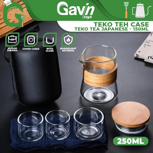 Jual Teko Teh Kaca Japanese Tea Portable Teapot Set - Teko Teh Kaca Set ...