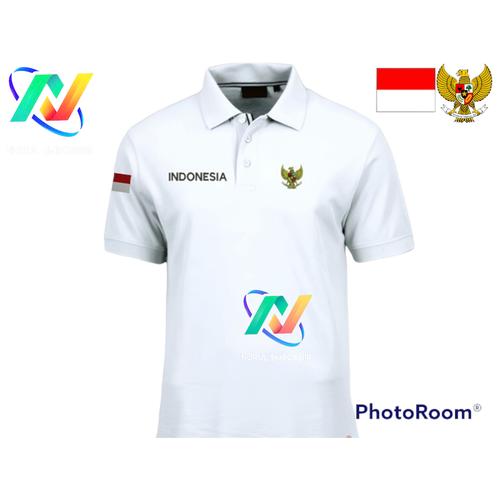 Jual Polo Shirt Garuda Indonesia | Full Bordir - Putih, S - Jakarta ...