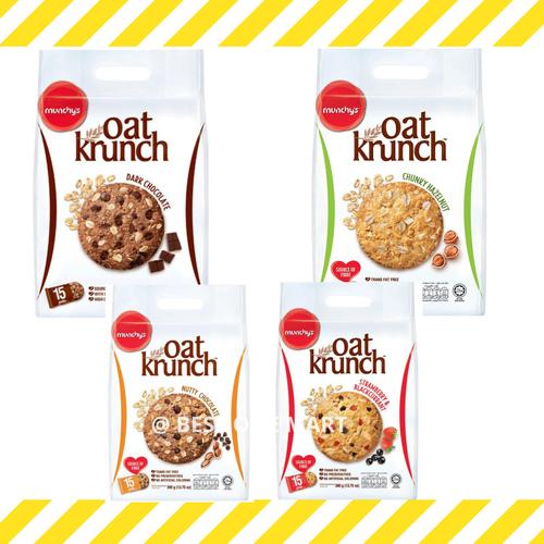 Jual Munchys Oat Krunch Dark Chocolate / Biskuit Gandum / Diet Snack ...