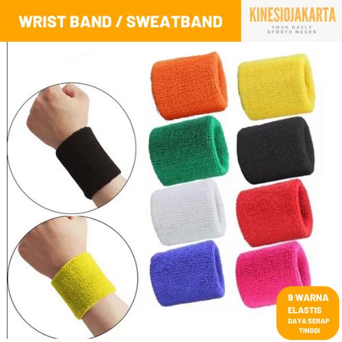 Jual Wrist Band Olahraga / Wristband / Handband / Hand Wrist Anti Keringat - Putih - Jakarta ...